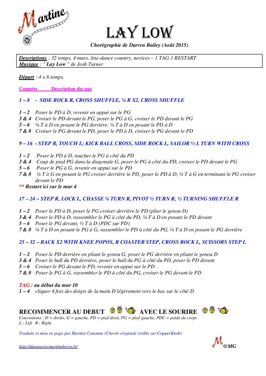 Lay Low - Line Dance Country